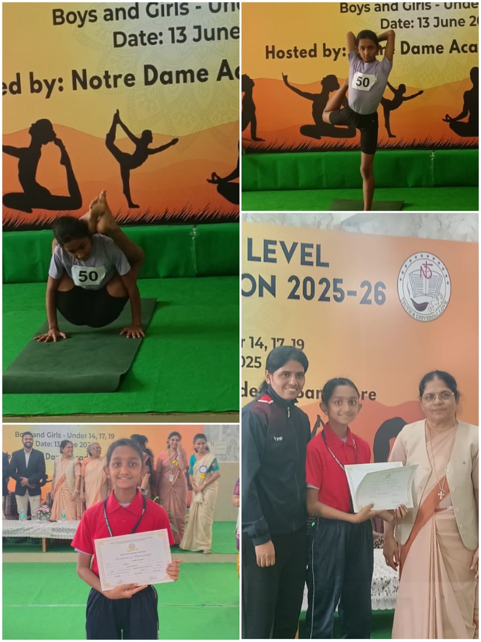 CISCE ZONAL LEVEL YOGA COMPETITION 2025 - Lawrence High